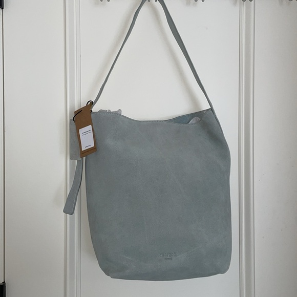 margot | Bags | Margot New York Buckle Suede Tote | Poshmark